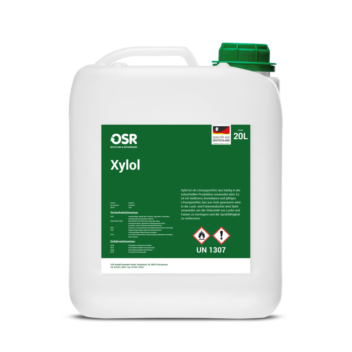 Xylol – 1.000 Liter » loesungsmittel.shop